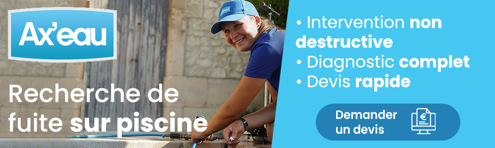 Détection d’une fuite d’eau sur une piscine